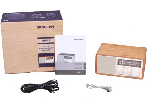 Sangean FM/AM Wooden Cabinet Radio WR-11 - Newegg.com