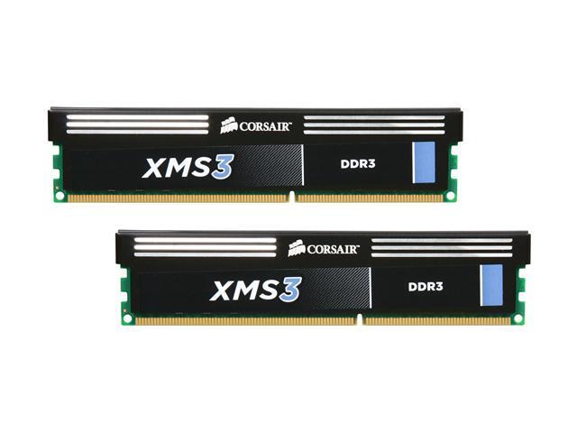 CORSAIR XMS3 8GB (2 x 4GB) 240-Pin DDR3 SDRAM DDR3 1600 (PC3 12800 ...