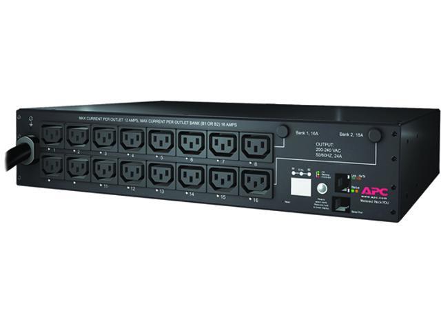 APC AP7911A Switched 2U 208V 30A 12 ft Rack PDU, Switched, 2U, 30A, 208V, (16)C13 - Newegg.com