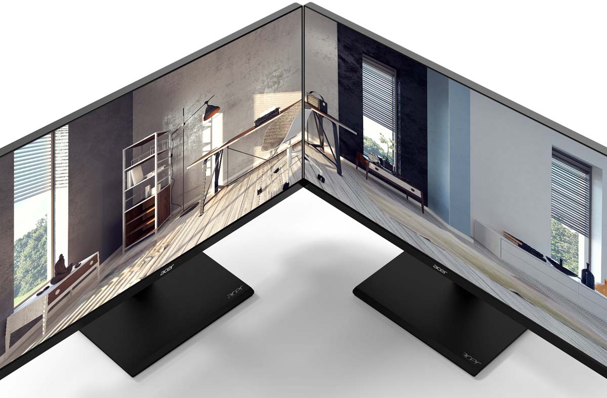 Refurbished: Acer V227Q bi 22" Full HD 1920 x 1080 75Hz VGA HDMI AMD ...