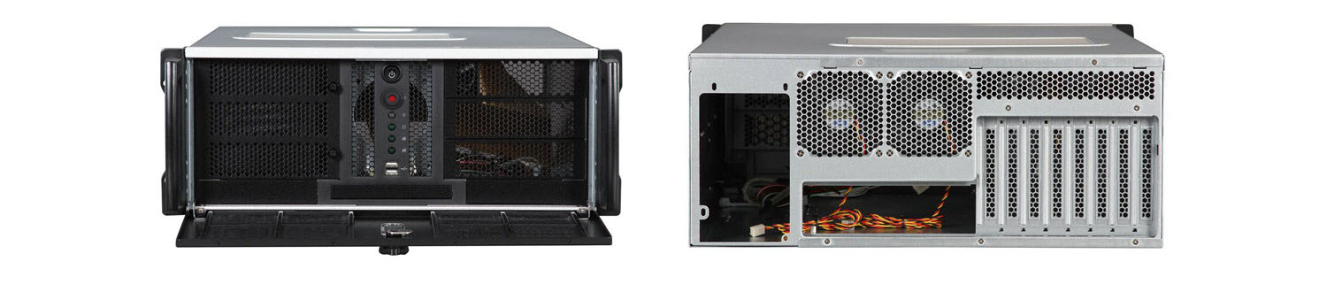 CHENBRO RM41300-FS81 Black 4U Rackmount Server Case for Tesla GPU ...