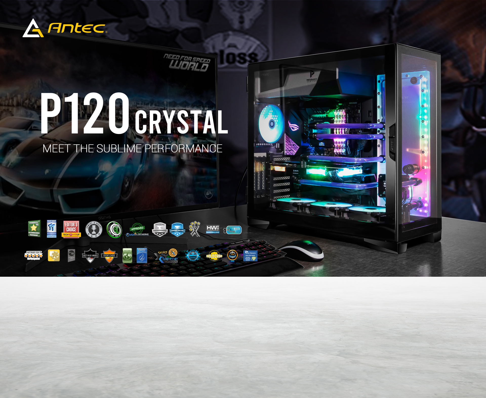 Antec Performance Series P120 Crystal E-ATX Mid-Tower Case - Newegg.ca