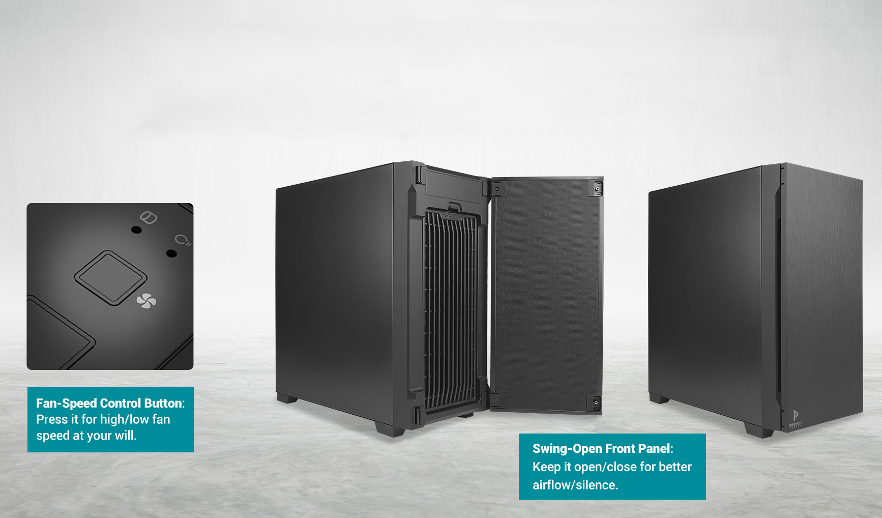 NeweggBusiness - Antec P10 FLUX, F-LUX Platform, 5 x 120mm Fans ...