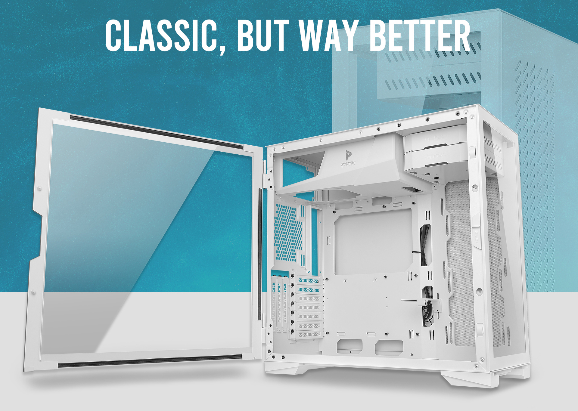 Antec Performance Series P120 Crystal White, Aluminum VGA Holder ...