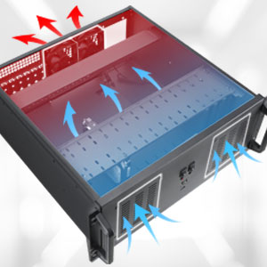 Rosewill RSV-R4200U 4U Server Chassis Rackmount Case | 11 3.5" Bays, 3 ...