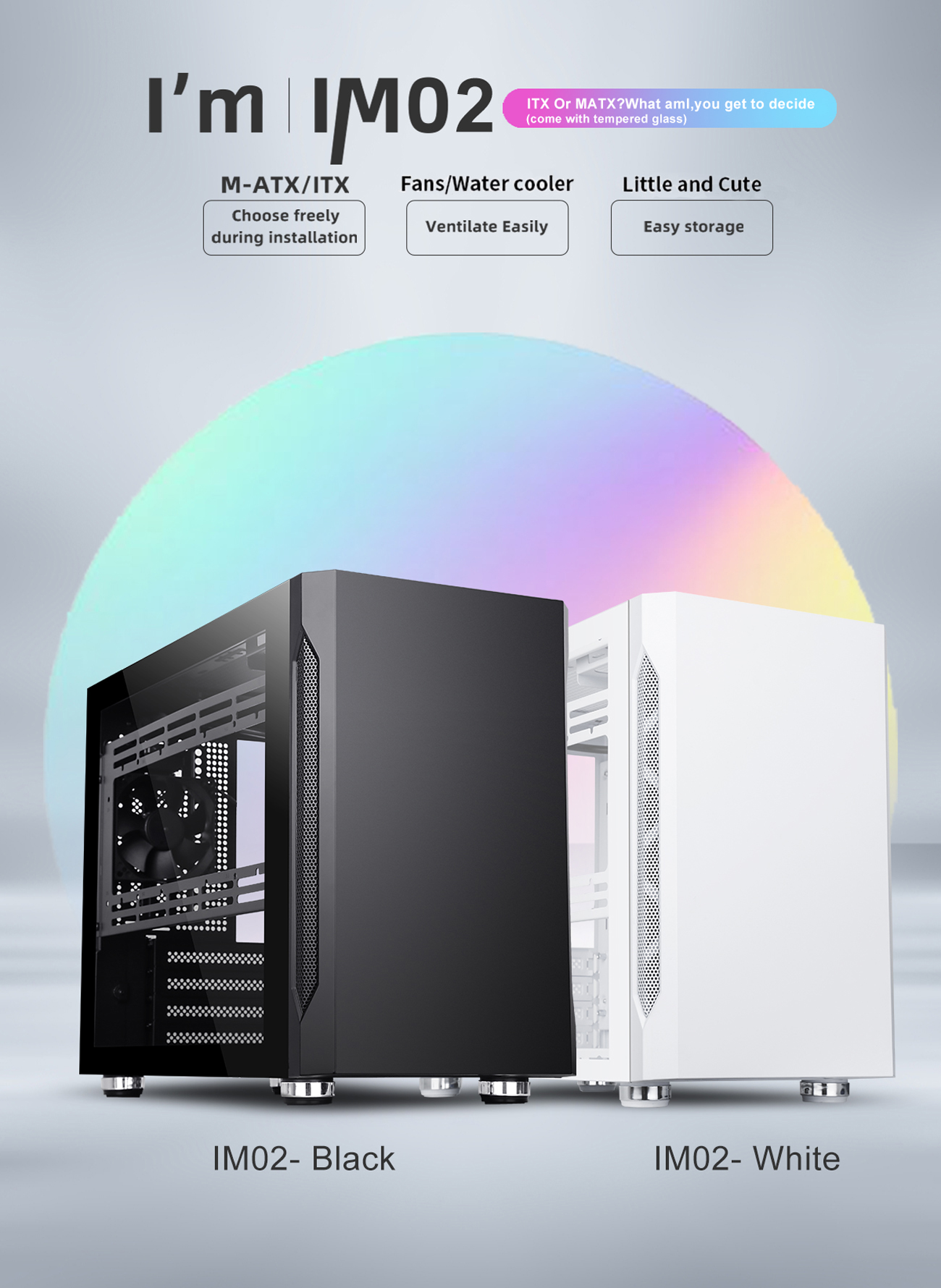 SAMA IM02-White White Computer Case - Newegg.ca