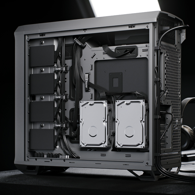 Fractal Design Torrent Black E-ATX Tempered Glass Window High-Airflow ...