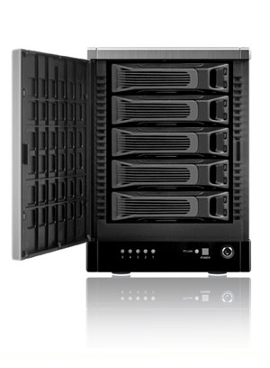 Sans Digital 5-Bay eSATA RAID 0/1/10/5/JBOD Tower Storage Enclosure w ...