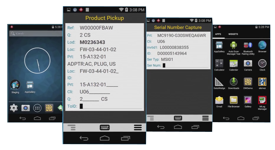 Zebra TC8000 Rugged Touch Mobile Computer and 1D Barcode Scanner ...