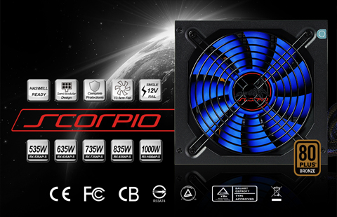 RAIDMAX Scorpio series RX-535AP-S 535W ATX12V / EPS12V SLI Ready ...
