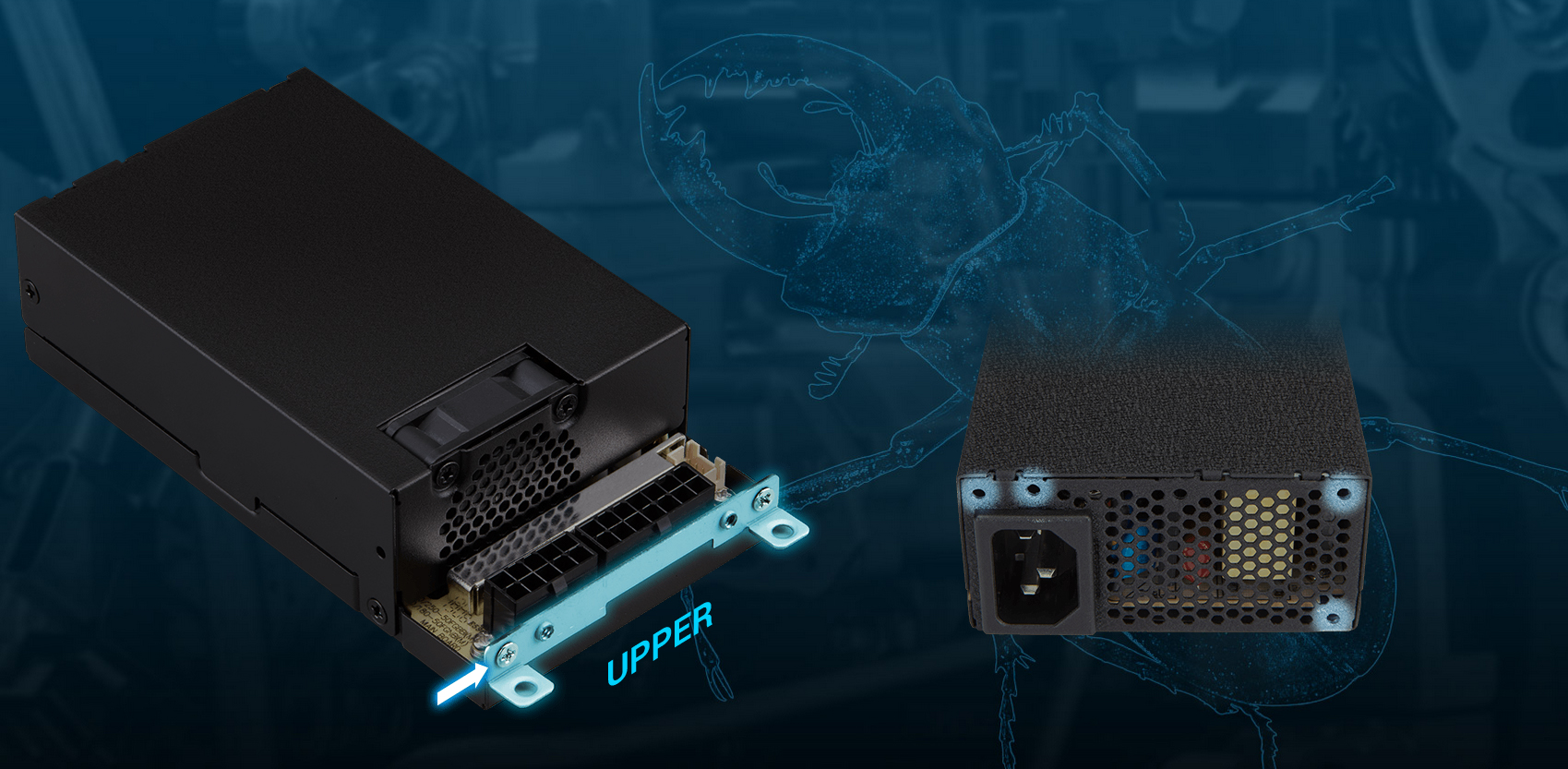 FSP Mini ITX Solution / Flex ATX 300W Fully Modular Cable Management ...