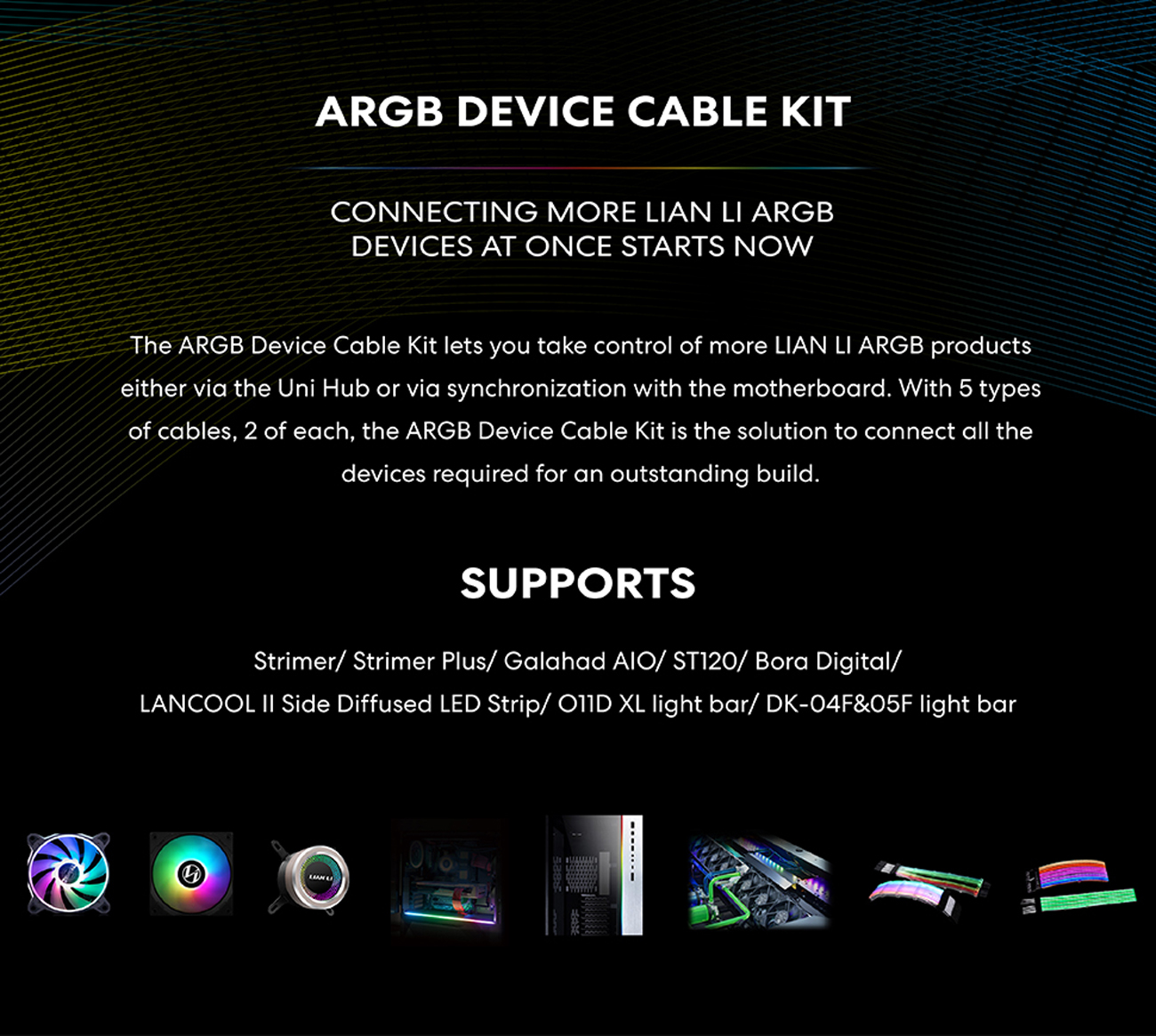LIAN LI ARGB Cable Kits--- UF-EX - Newegg.com