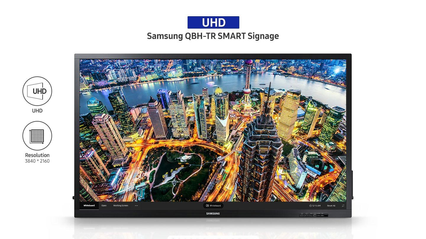 Samsung QB65H-TR 65" Ultra HD Commercial Interactive Digital Signage ...