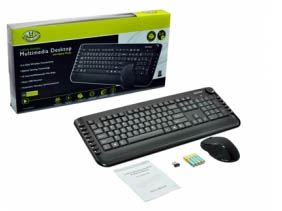 GEAR HEAD KB5850W Black 15 Function Keys USB RF Wireless Standard ...