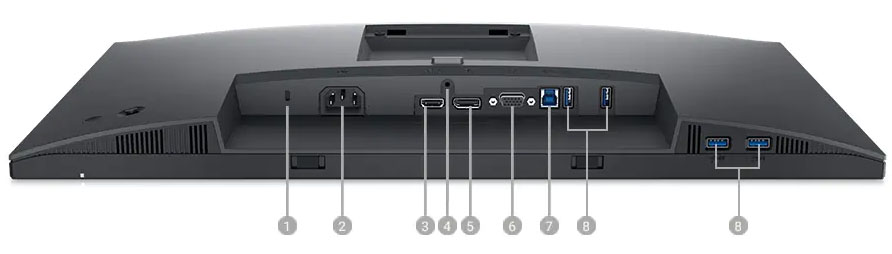 Dell P2422H 24" (23.8" Viewable) 1920 x 1080 Full HD IPS, VGA ...