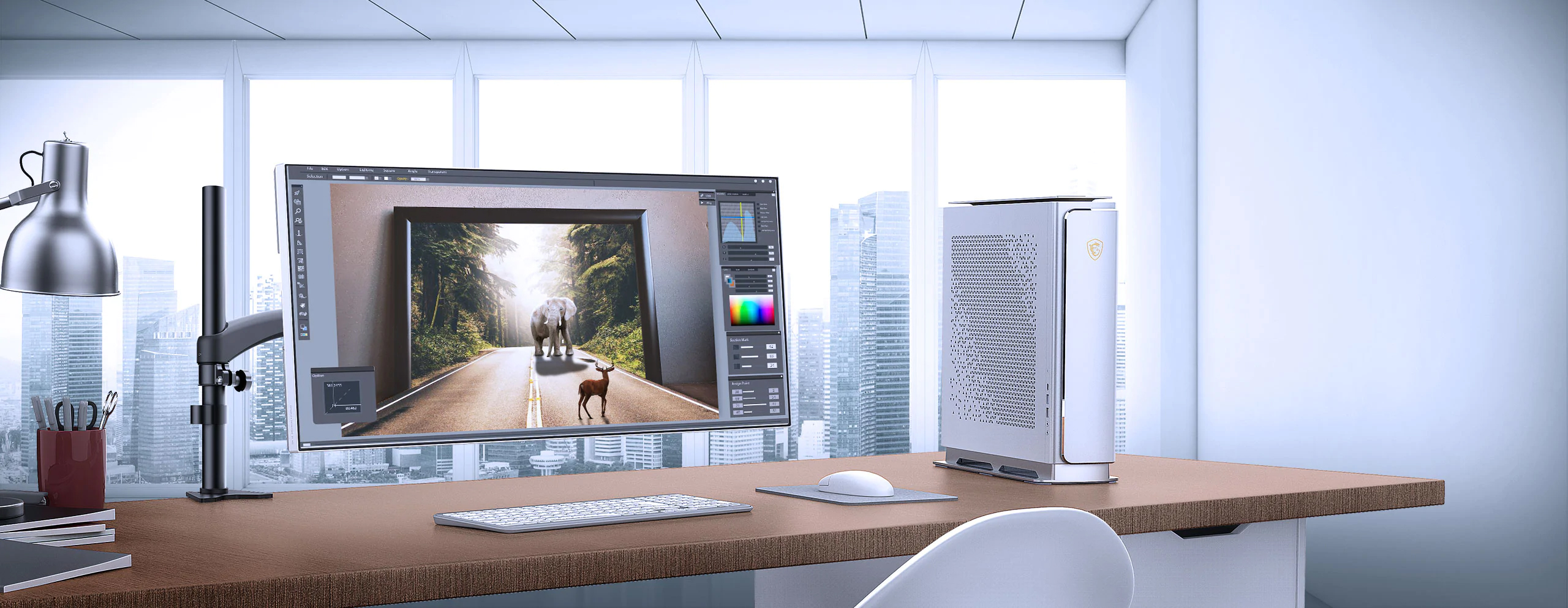 MSI MAG MT81-XX Monitor Arm - Newegg.com