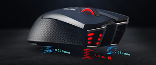 EVGA X20 Gaming Mouse, Wireless, Grey, Customizable, 16,000 DPI, 5 ...