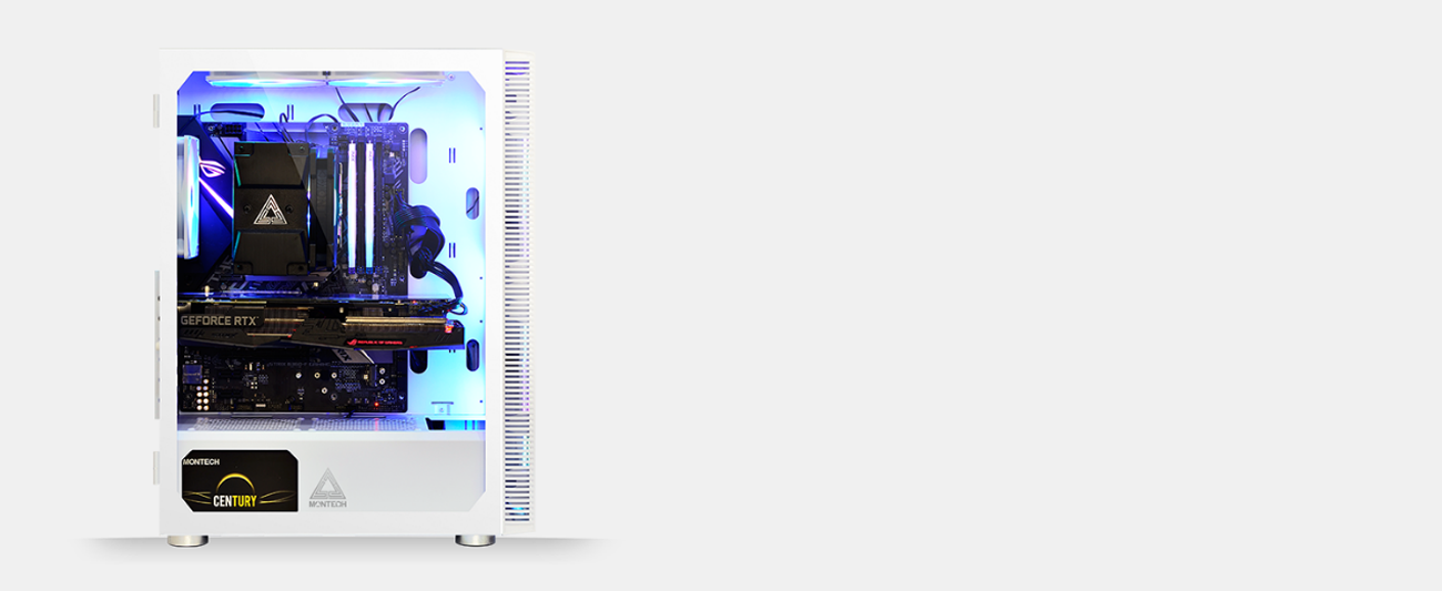 Montech X3 Mesh 6pcs, 3 x 140mm& 3 x 120mm Fixed RGB Lighting Fans ATX ...