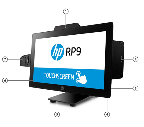 HP V2V39UT RP9 G1 Retail System Model 9015 All-In-One POS System - Newegg.com