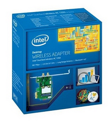 Intel 7260HMWDTX1 PCIe x1 Dual Band Wireless-AC 7260 for Desktop ...