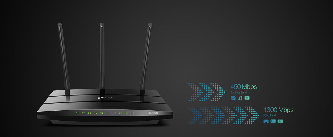Refurbished: TP-Link Archer A7 AC1750 Wireless Dual Band Gigabit Router ...