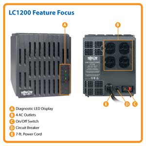 TRIPP LITE LC1200 Line Conditioner / AVR System - Newegg.ca