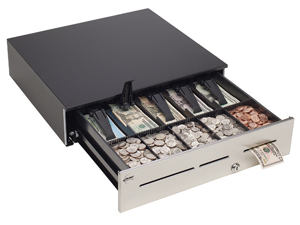 MMF POS Advantage Cash Drawer, 18" x 16", No Slot, US Standard 5/5 Tray ...