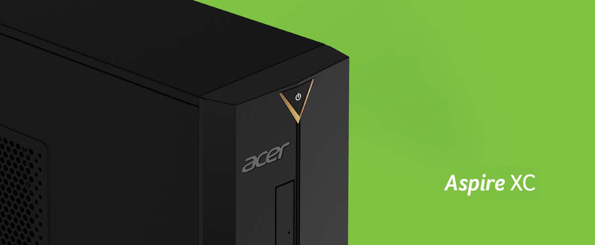 Acer Desktop Computer Aspire X XC-885-UR11 Intel Core i3 8th Gen 8100 ...