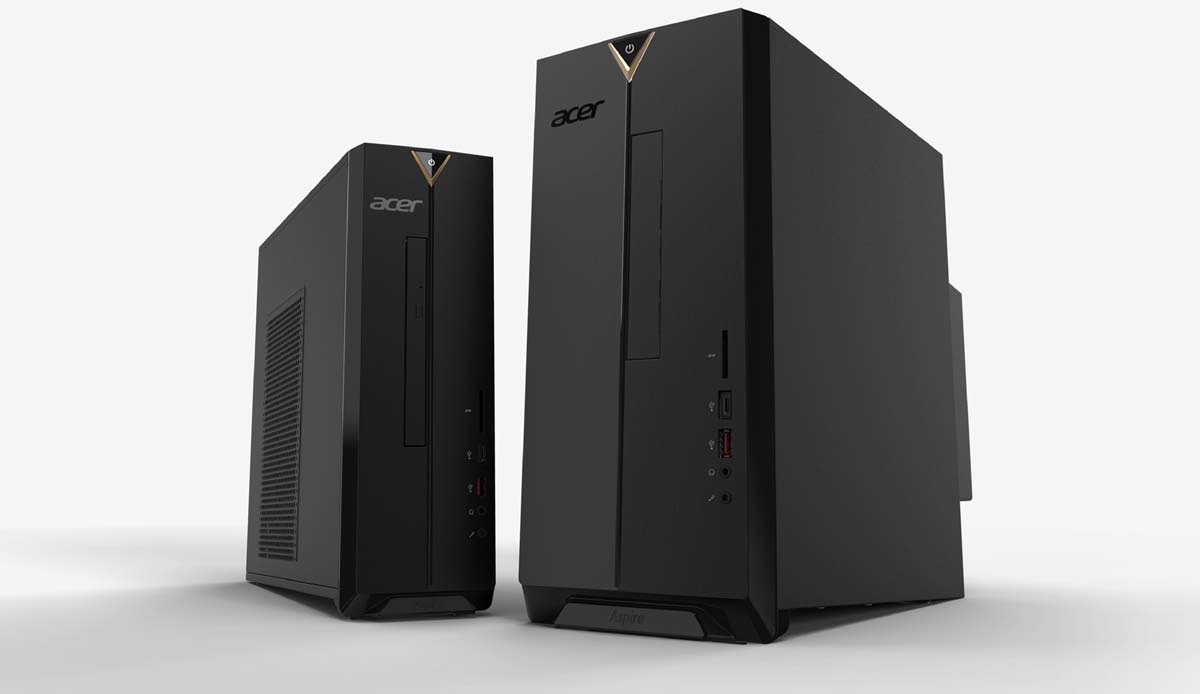 Acer Desktop Computer Aspire T TC-885-UR12 Intel Core i5 8th Gen 8400 ...