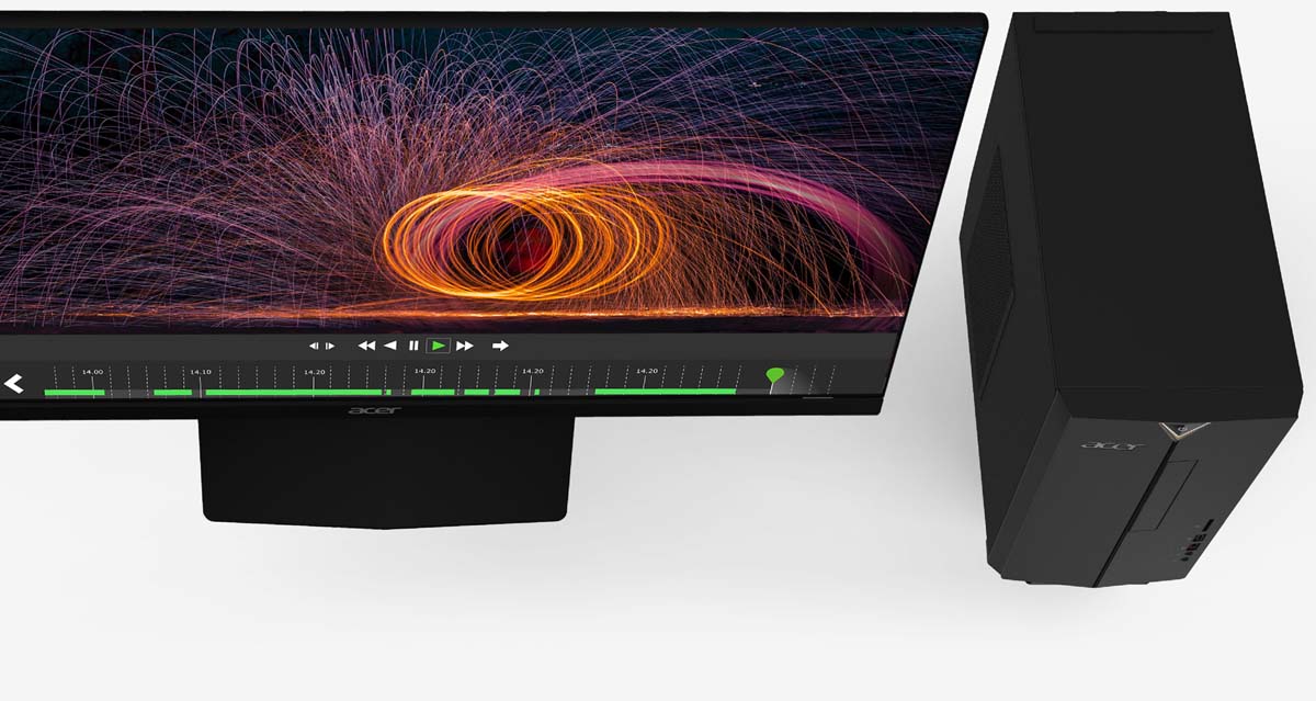 Acer Desktop Computer Aspire TC TC-885-UR19 Intel Core i5 8th Gen 8400 ...