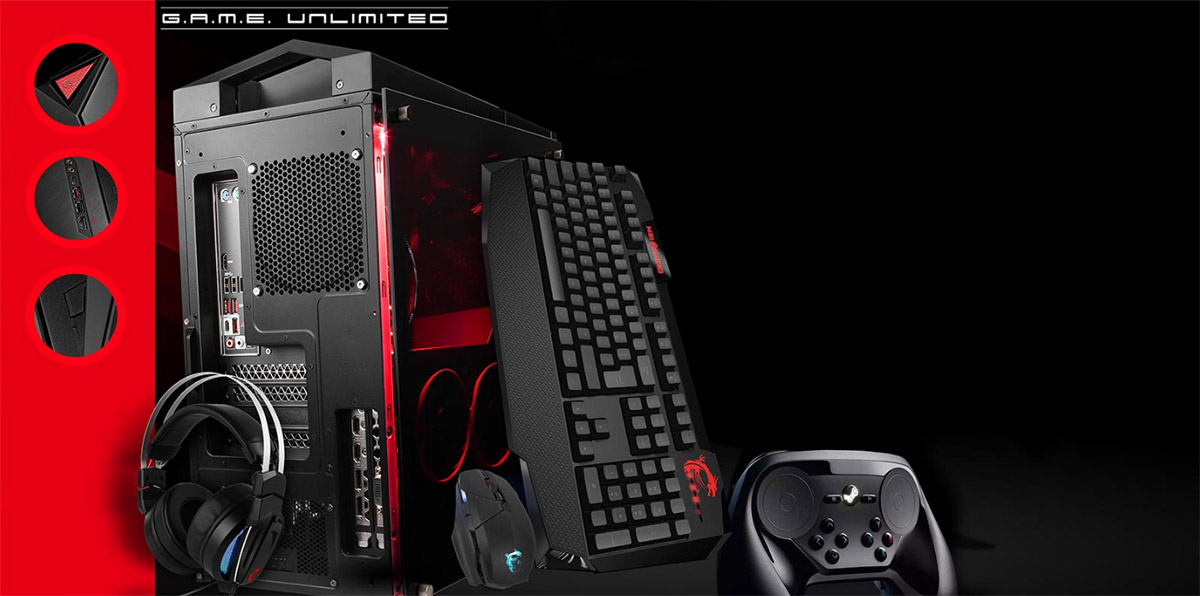 MSI Gaming Desktop Infinite 8RC-253CA Intel Core i7 8th Gen 8700 (3 ...