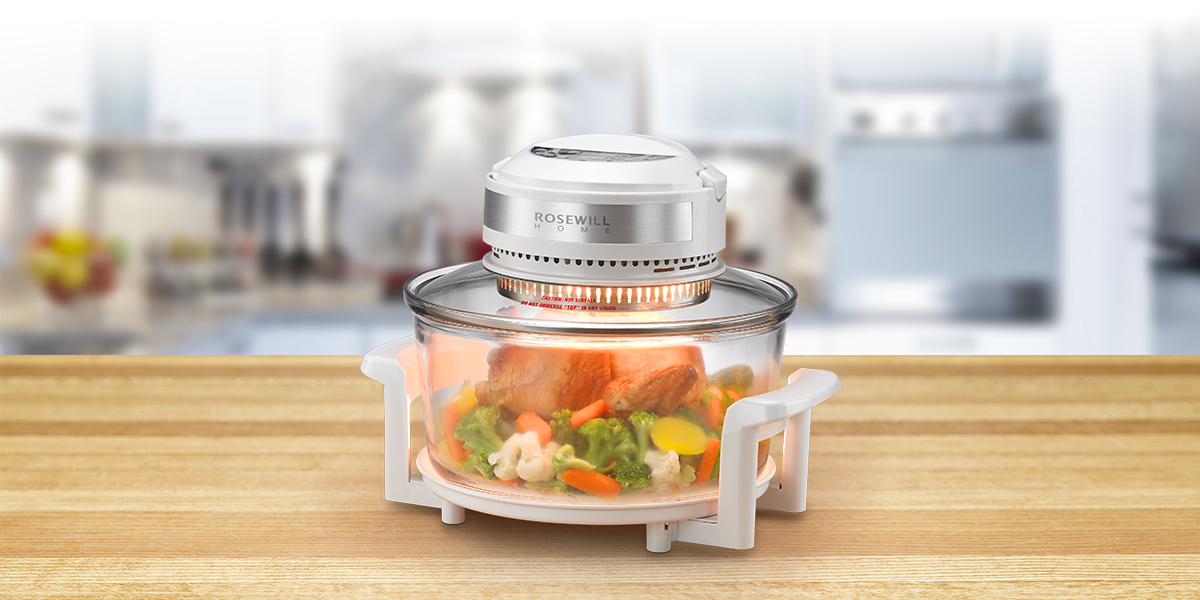 Open Box: Rosewill RHCO-16001 18Qt Infrared Halogen Stainless Steel ...