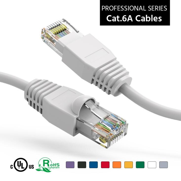 Nippon Labs 4Ft Cat6A UTP Ethernet Network Booted Cable, 24AWG 4 Feet ...