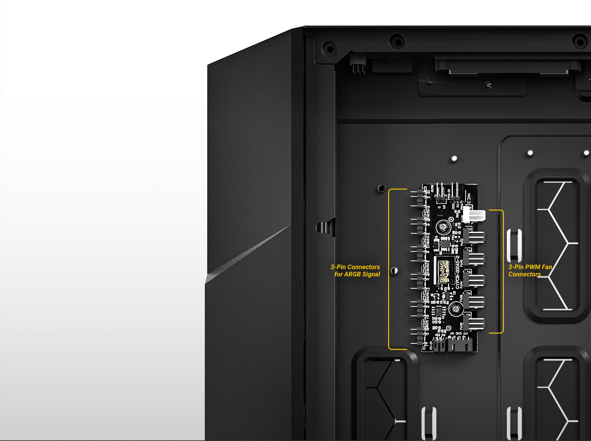 Antec DP503 ATX Mid Tower PC Case, Type-C Gen2, 3 x 120mm ARGB Fans ...