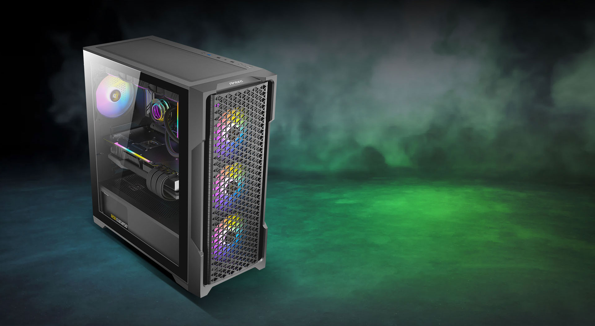 ANTEC AX Series AX90 Mid-Tower ATX Gaming Case, High-Airflow Mesh Front ...