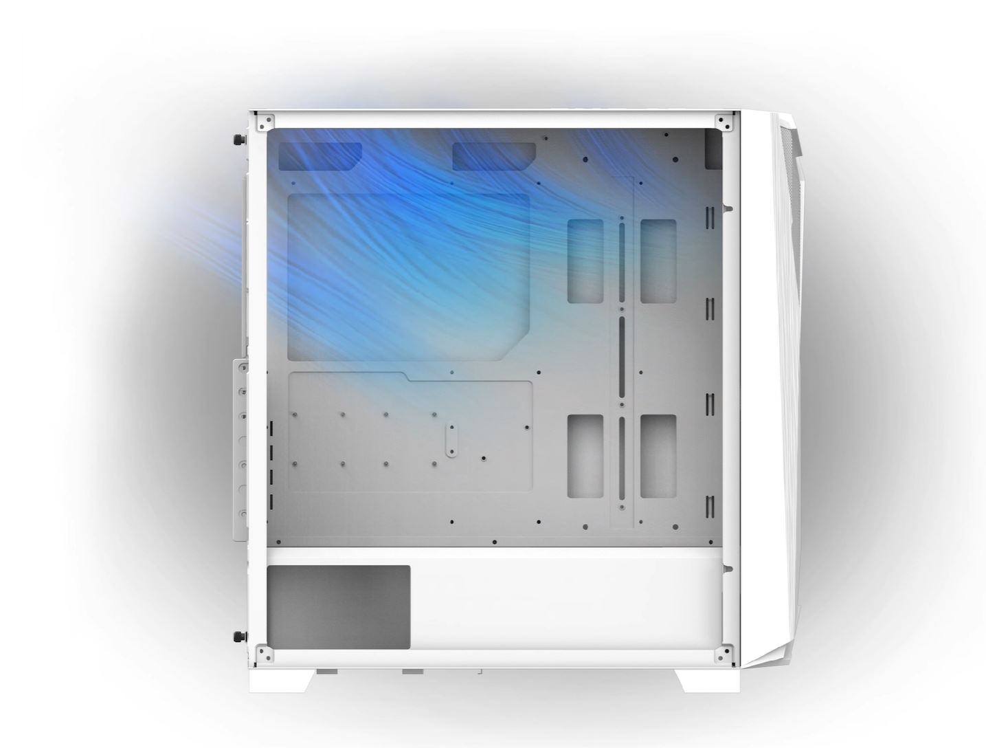 GIGABYTE C301 GLASS WHITE - White Mid Tower PC Gaming Case, Tempered ...