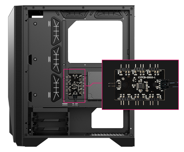 NeweggBusiness - MSI MPG GUNGNIR 120R Black ATX Mid Tower Computer Case