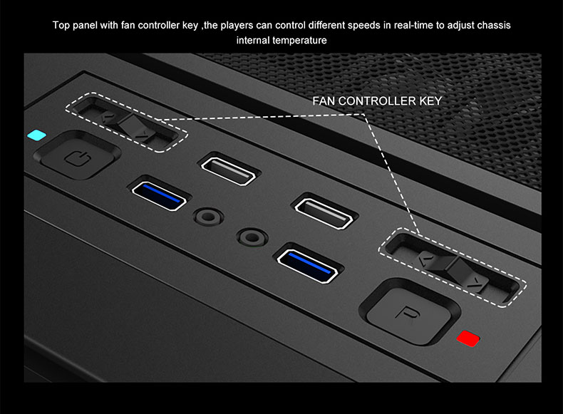 Gamemax Master M905-RGB USB3.0 E-ATX Full Tower Gaming Computer Case w ...