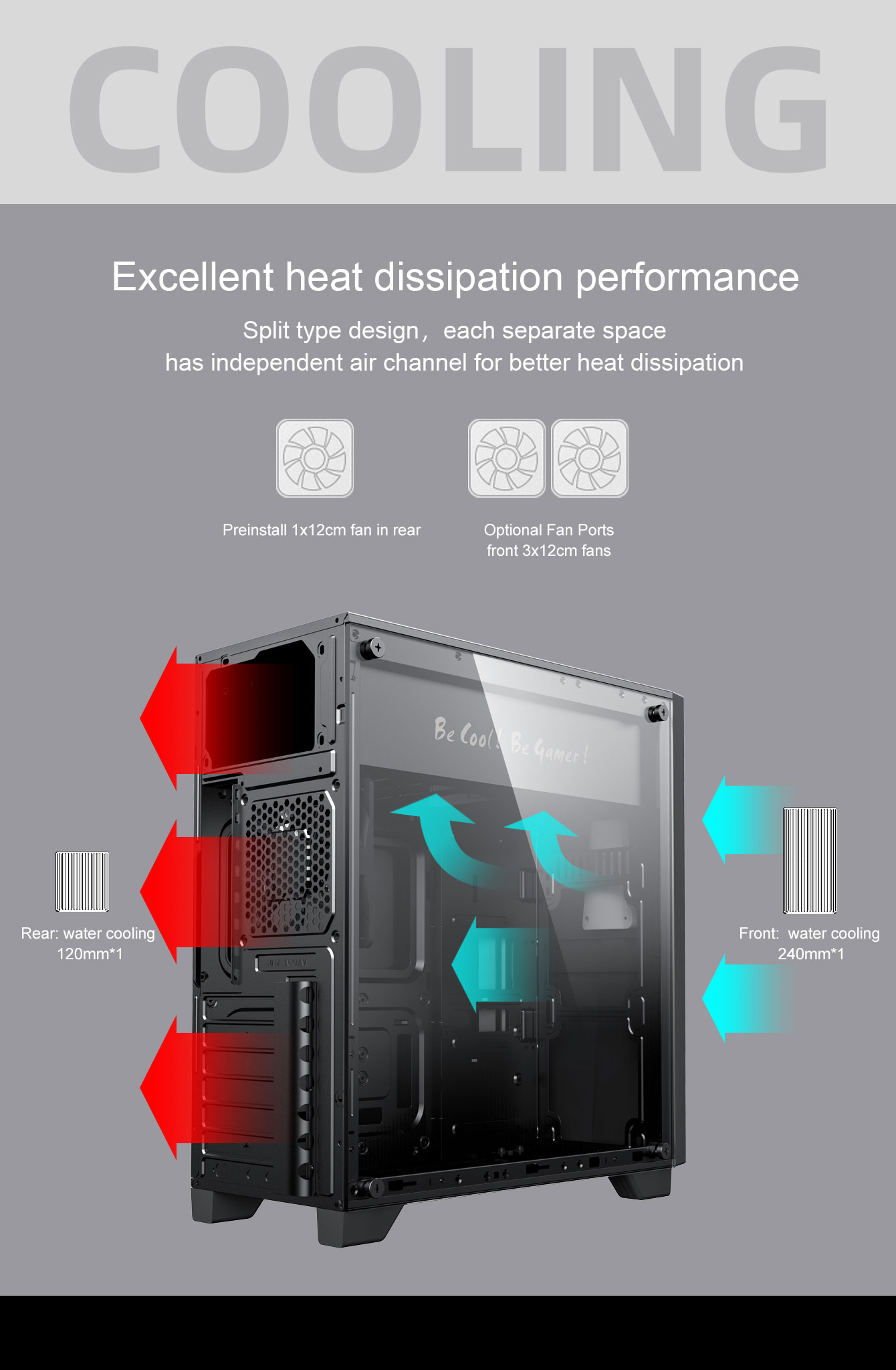 Gamemax Nova N6 Black USB3.0 Tempered Glass ATX Mid Tower Gaming ...