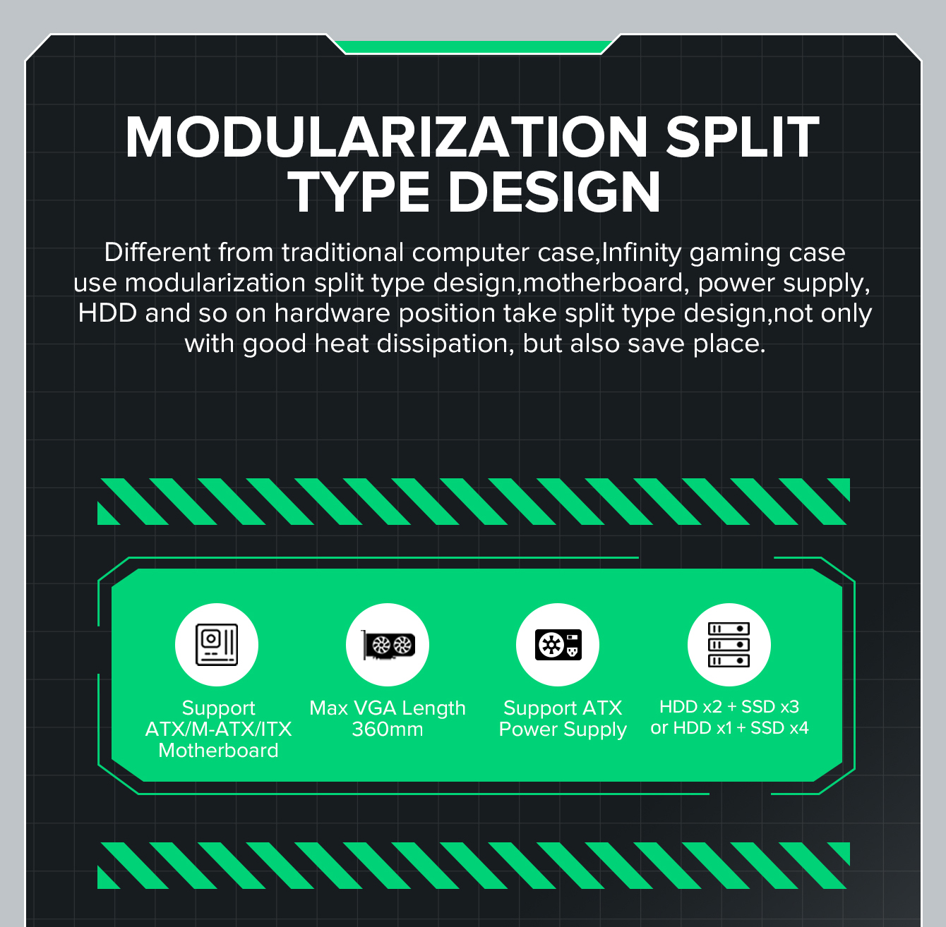 Gamemax Infinity White USB3.0 /Type C Tempered Glass ATX Mid Tower ...