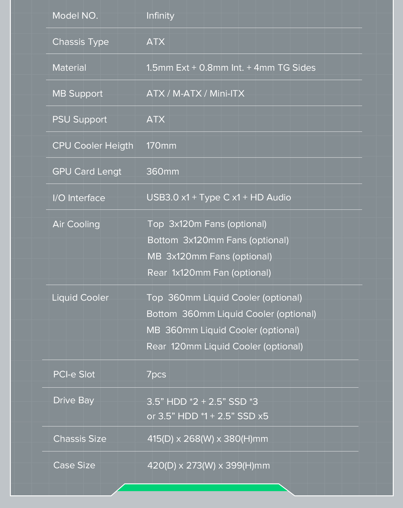 Gamemax Infinity White USB3.0 /Type C Tempered Glass ATX Mid Tower ...