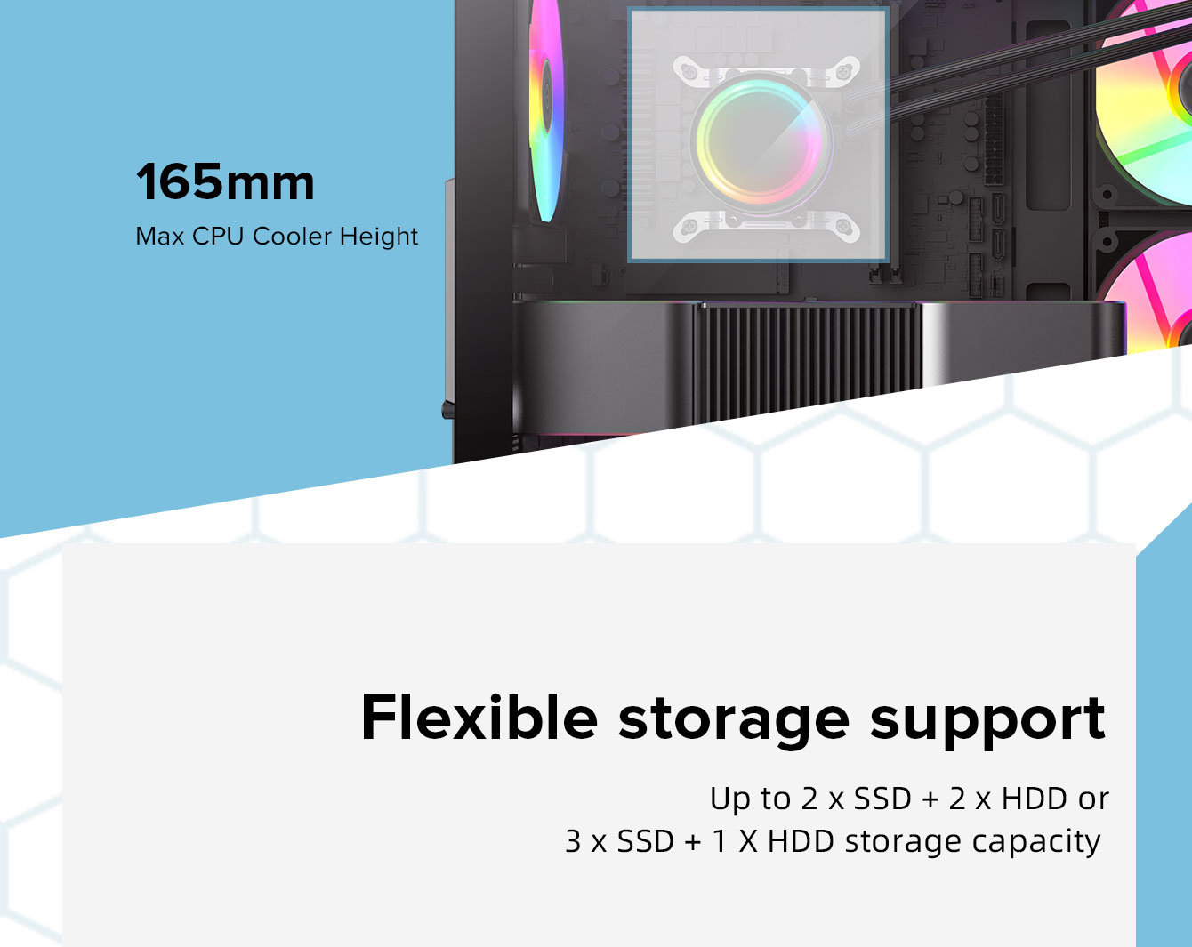 Gamemax Destroyer MB Black USB3.0 Tempered Glass Micro ATX Tower Gaming ...