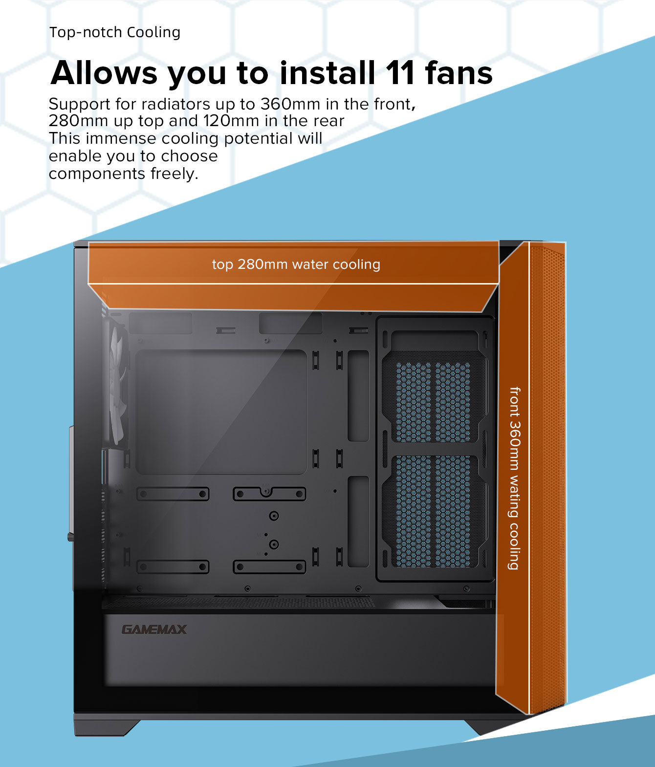 Gamemax Destroyer MB Black USB3.0 Tempered Glass Micro ATX Tower Gaming ...