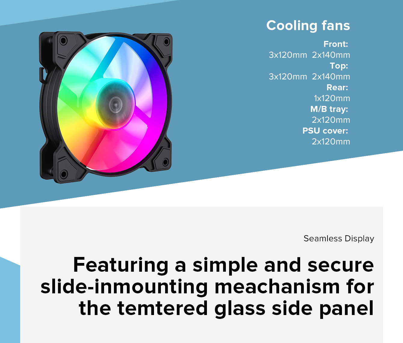 Gamemax Destroyer MB Black USB3.0 Tempered Glass Micro ATX Tower Gaming ...