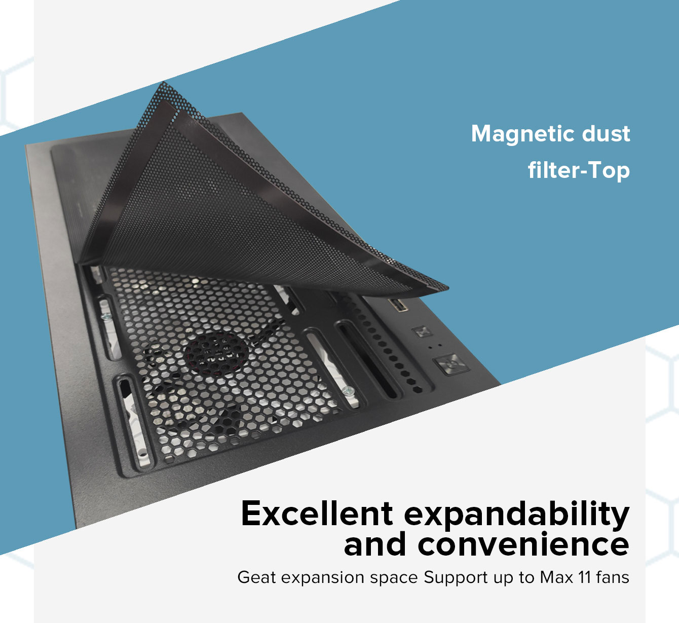 Gamemax Destroyer MB Black USB3.0 Tempered Glass Micro ATX Tower Gaming ...