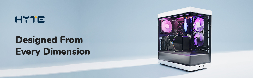 NeweggBusiness - HYTE Y40 Mainstream Vertical GPU Case ATX Mid Tower ...