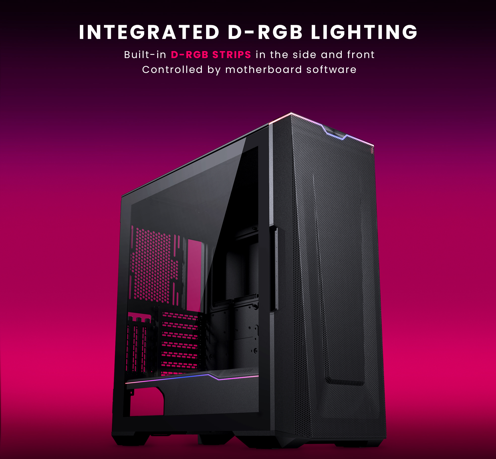 Phanteks Eclipse G500A D-RGB Fanless Edition, High Performance Mid ...