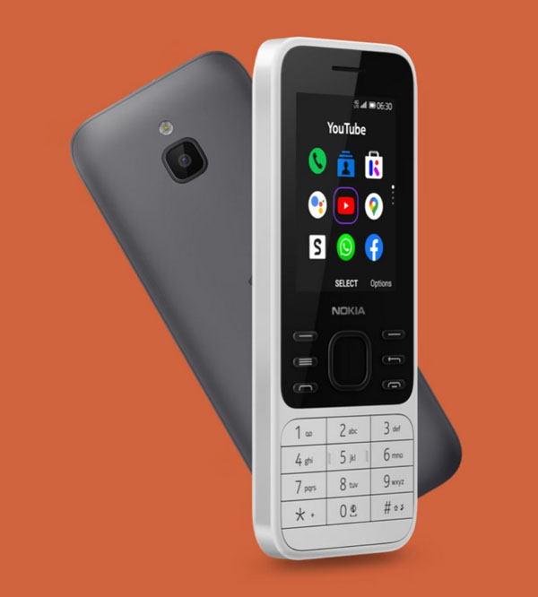 Nokia 6300 4G TA-1324 4GB GSM Unlocked Dual Sim Phone - Light Charcoal ...