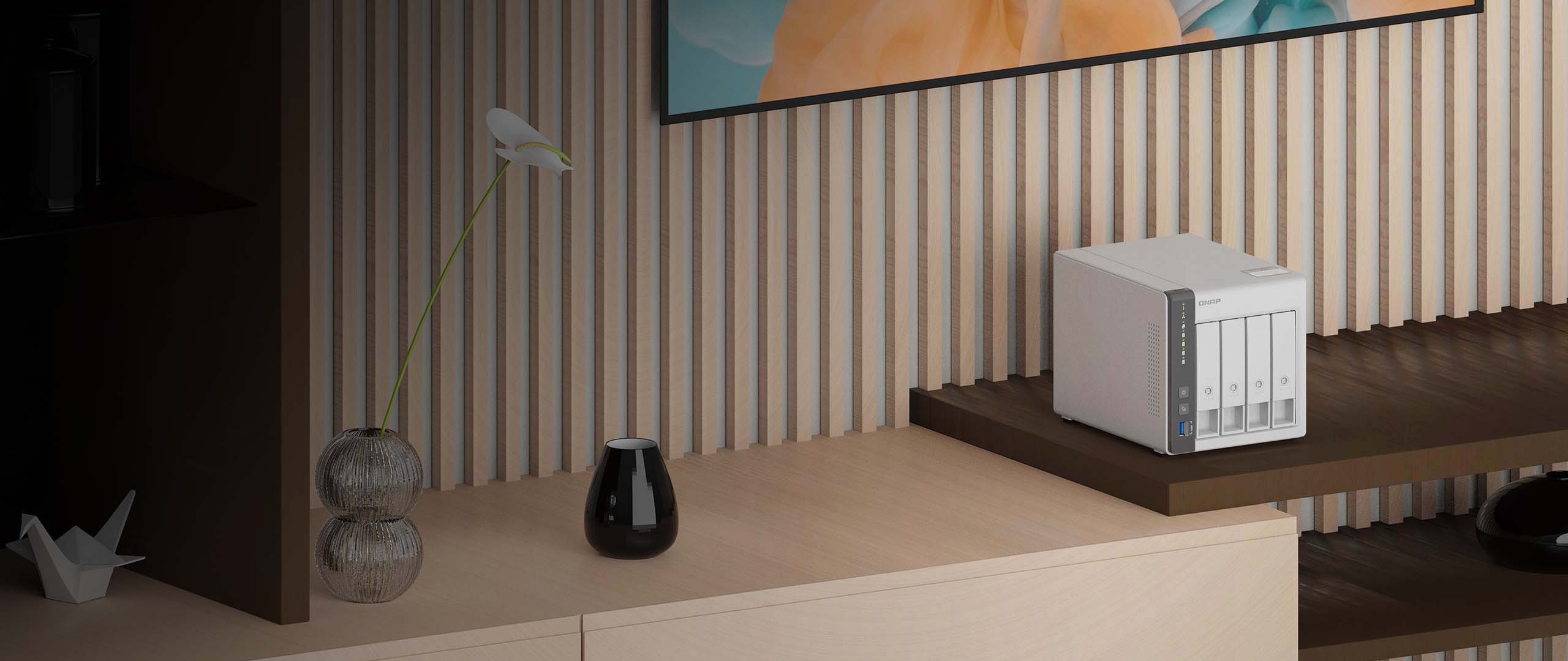 QNAP TS-433-4G-US 4 Bay NAS Diskless System Network storage - Newegg.com