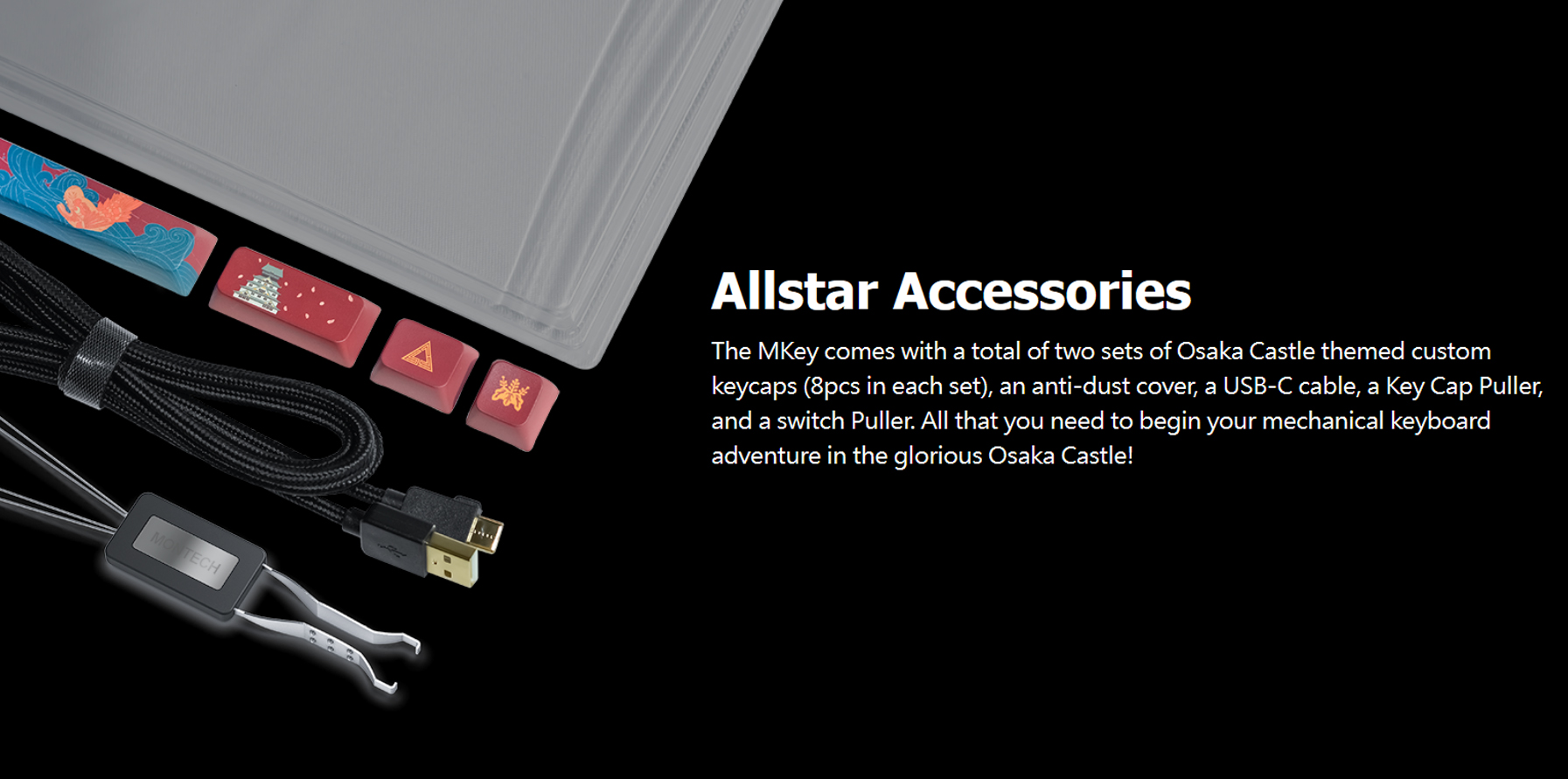 Montech MKey TKL Mechanical Gaming Keyboard: Customizable RGB LED ...